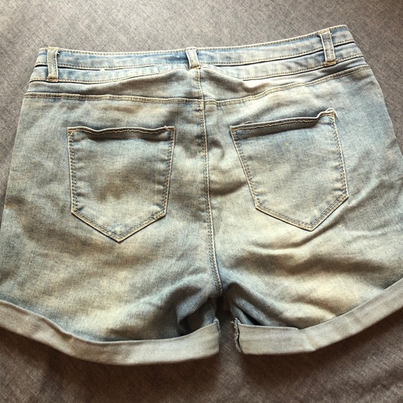 Boom Boom Jeans | Shorts | Denim Semi High Wasted 3 Button Shorts ...